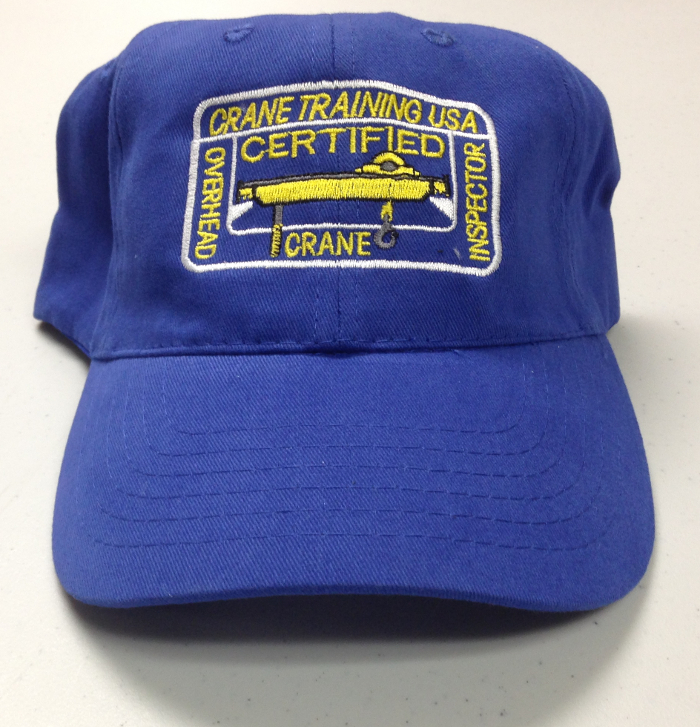 Certified Overhead Crane Inspector Hat – CraneTraining.com